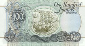Banknote: 100 Pounds Sterling (Ireland-Northern) (1994-1996 Issue First ...