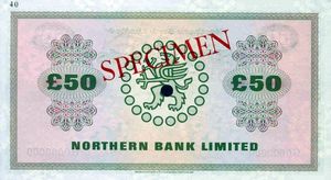 Banknote: 50 Pounds (Ireland-Northern(Northern Bank Limited (1970-1988 ...