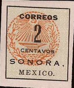 Stamp: Anvil seal issue (Mexico(Sonora) Mi:MX 323,Sn:MX 406,Yt:MX 285B