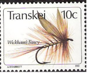 Stamp: Fishing flies: Wickham's fancy (Transkei(Fishing Flies) Mi:ZA-TR ...