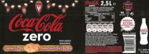 Drink Label: Coca Cola (Coca Cola İçecek A.Ş., Türkiye (Turkey)Col:TR ...