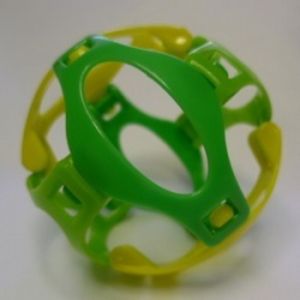 Meal Toy: Green and yellow ball (Kinder Surprise, Worldwide(Kinder - Go ...