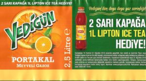 Drink Label: Portakal Meyveli Gazoz (Fruko Meşrubat San.Ltd.Şti ...