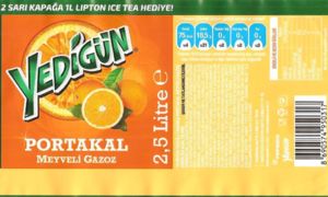 Drink Label: Portakal Meyveli Gazoz (Fruko Meşrubat San.Ltd.Şti ...