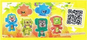 Meal Toy: Blue Robot (Kinder Surprise, Worldwide(Joy - Robots) Col:FT346B