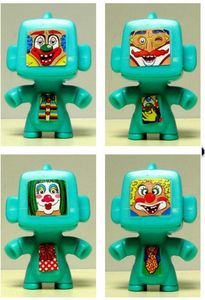 Meal Toy: Blue Robots (Kinder Surprise, Worldwide(Joy - Robots) Col:FT040A