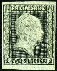 Stamp: King Friedrich Wilhelm IV (Prussia(Friedrich Wilhelm IV) Mi:DE ...