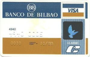 Bank Card: Banco Bilbao (Banco Bilbao, Spain) Col:ES-VI-0538