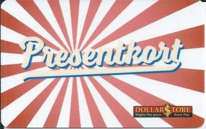 Gift Card: Presentkort (Dollarstore, Sweden(Dollarstore) Col:SE-Dollar-005