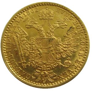 Moneda: 1 Ducat (A, B, E or V) (Monarquía Austro-Húngaro(1857~1867 ...