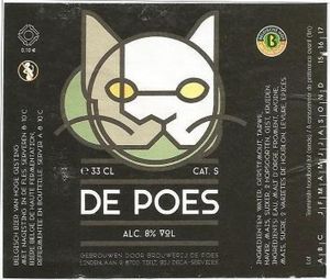 Etichetta Bevanda: De Poes (Brouwerij De Poes, BelgioCol:BE-BEER-002525