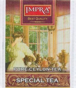 Tea Bag: Pure Ceylon Tea Special Tea, EN/DC-037, logo on flap (Impra ...