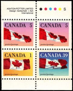 Stamp: The Canadian Flag (Canada(Definitives 1989-2005: Canadian Flag ...