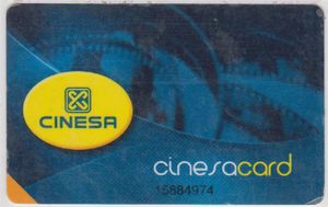 Tarjeta Funcional: Cinesa cinescard (Cinema, España(Cinesa) Col:ES-CNS ...