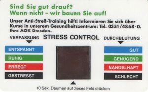 Functional Card: AOK Die Gesundheitskasse. Stress Control (Insurance ...