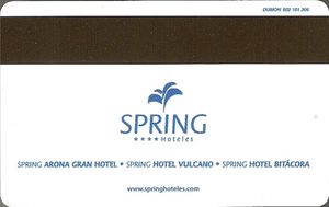 Tarjeta de hotel: Spring Hotel Vulcano (Spring Hoteles, España(Hotel ...