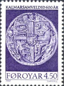 Stamp: Union Kalmar (Faroe IslandsMi:FO 319,Sn:FO 323,Yt:FO 315,Sg:FO ...