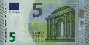 Bankovka: 5 Euro (Evropská unie (EU)(2013-2019 "Europa" Issue) Wor:P-20t