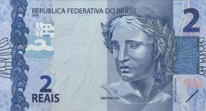 Banknote: 2 Reais (Brazil(2003-2020 Issue) Wor:P-252b,Ww :C334