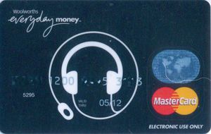 Bank Card: Woolworths "headset" (Australia and New Zealand Banking ...