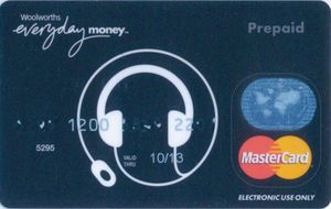 Bank Card: Woolworths "headset" (Australia and New Zealand Banking ...