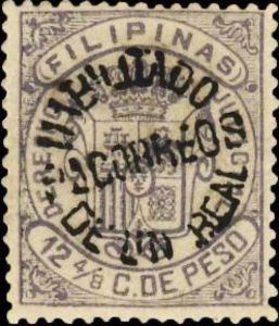 Stamp: Revenue stamp - black surcharge (Philippines(Revenue stamps ...
