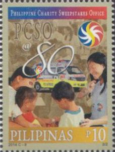 Stamp: Philippine Charity Sweepstakes Office (PCSO) (Philippines ...
