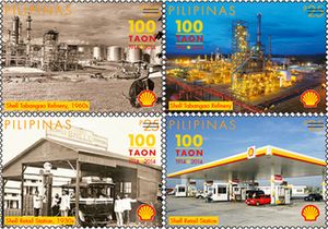 Stamp: Shell Philippines - 100th Anniversary (Philippines) Mi:PH 4890-4893