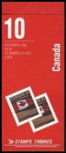 Stamp: Canadian Flag over Field (Canada) (Definitives 1989-2005 ...