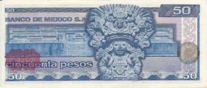 Banknote: 50 Pesos (Mexico) (1969-1978 Issue) Wor:P-65b.2