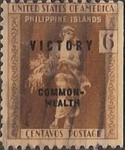 Stamp: La Filipina (Philippines(PH stamps of 1935-1937, "VICTORY ...