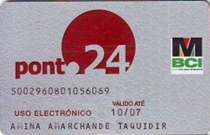 Bank Card: Ponto 24 (Bci, MozambiqueCol:MZ-GM-0001