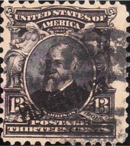 Stamp: Benjamin Harrison (Philippines(US-Presidents overprinted ...