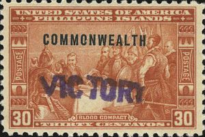Stamp: Blood compact in 1565 (Philippines(PH stamps of 1935-1941 ...