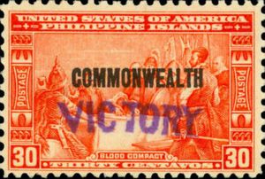 Stamp: Blood compact in 1565 (Philippines(PH stamps of 1935-1941 ...