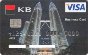 Bank Card: KB (Petronas Twin Towers) (Komerční Banka (KB), Czech ...
