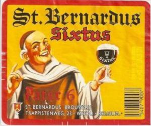 Drink Label: St.Bernardus Sixtus (Brouwerij St. Bernardus, BelgiumCol ...