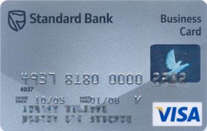 Tarjeta de Banco: Business card (Standard Bank, ArgentinaCol:AR-VI-0086