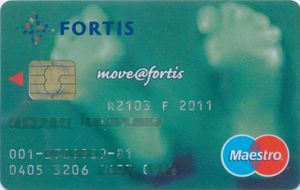 Bank Card: Move@fortis (ASLK-CGER Fortis Bank, BelgiumCol:BE-MS-0015-2