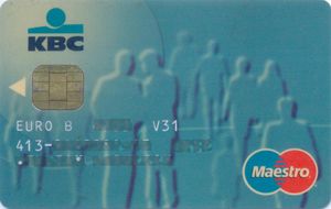 Bank Card: KBC (KBC - CBC, Belgium) Col:BE-MS-0021-1