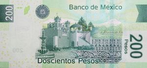 Banknote: 200 Pesos (Mexico(2004-2022 Issue) Wor:P-125l.3