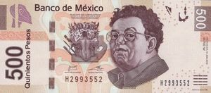 Banknote: 500 Pesos (Mexico(2004-2023 Issue) Wor:P-126w