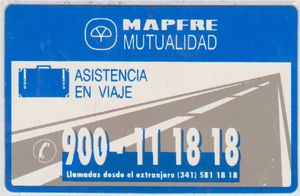Tarjeta Funcional: Mapfre - Mutualidad (Insurance, España(Mapfre) Col ...