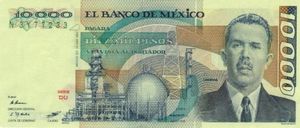 Banknote: 10,000 Pesos (Mexico(1983-1984 Issue) Wor:P-84a.2