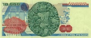 Banknote: 10,000 Pesos (Mexico(1983-1984 Issue) Wor:P-84a.2