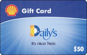 Gift Card: Dailys (Shell, United States of America) (Shell) Col:US ...