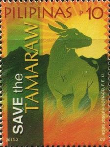 Stamp: Stylized Tamaraw (Philippines("Save the Tamaraw" Project) Mi:PH 4691
