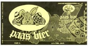 Drink Label: Paasbier (Jantjes Bierbrouwerij, NetherlandsCol:NL-BEER-002216