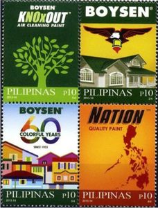 Stamp: Pacific Paint (Boysen) Philippines, Inc. - 60th anniv ...