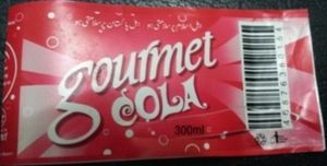 Drink Label: Gourmet Cola (The Gourmet Foods, PakistanCol:PK-SODA-000015